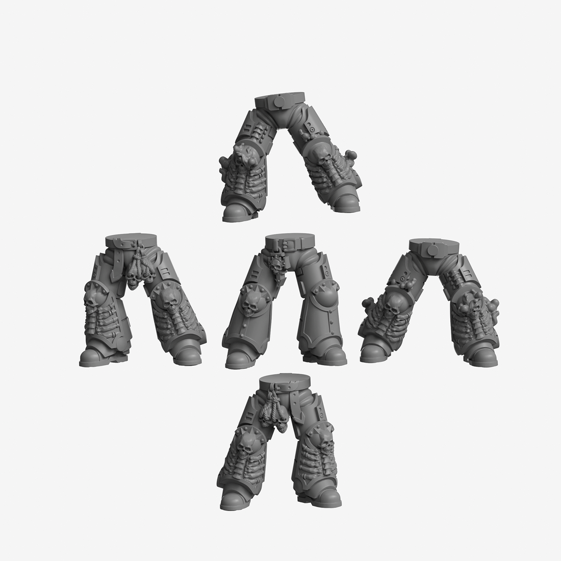 Damned Legion Space Knight Legs for 28mm Wargaming