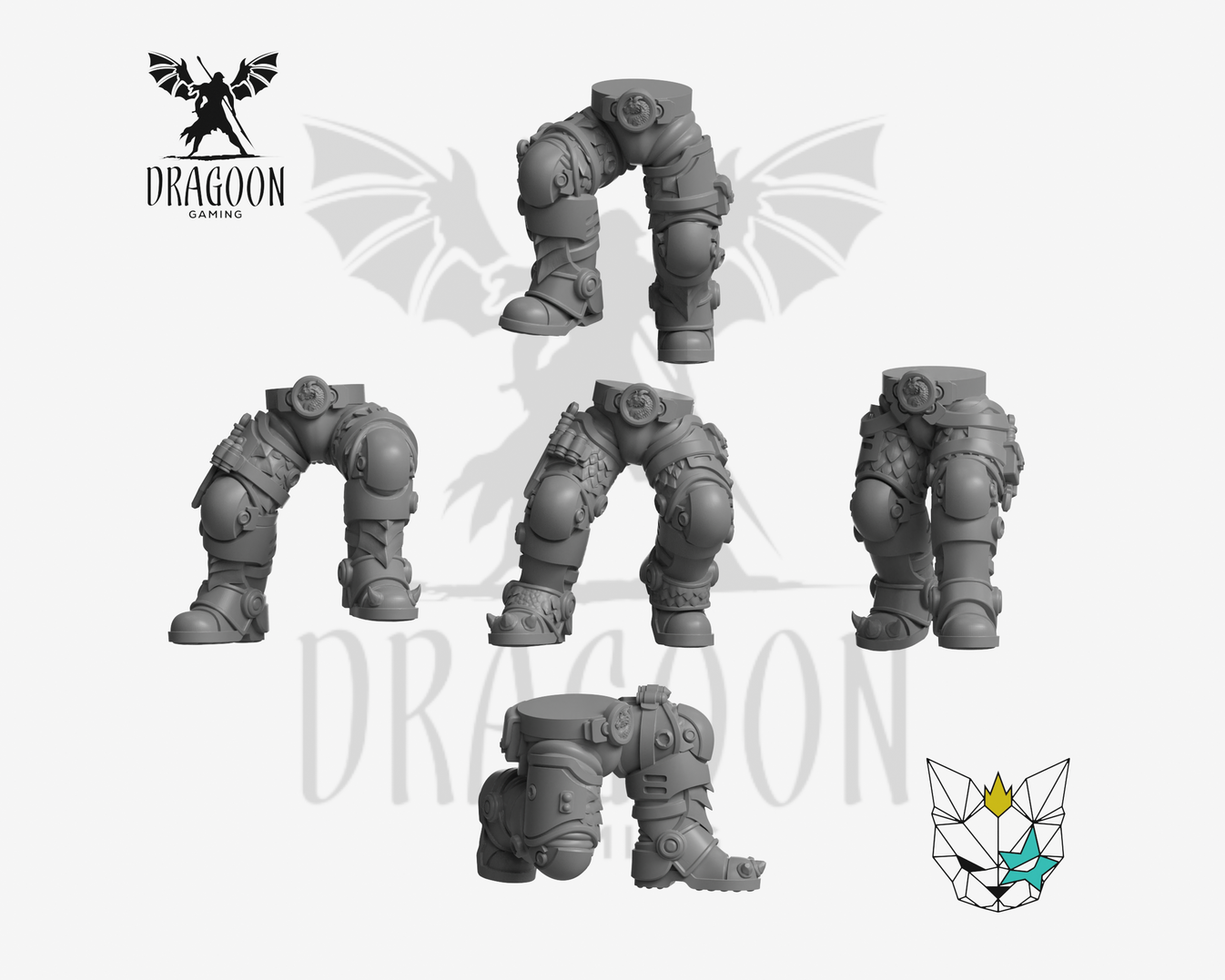 Dragon Born Legs for 28mm Wargaming
