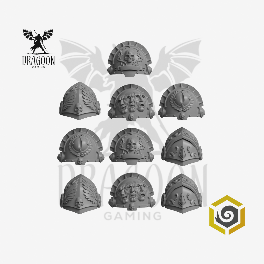 Crimson Lords Gravis/First Born Terminator Pauldrons- Buy Now | Dragoon ...