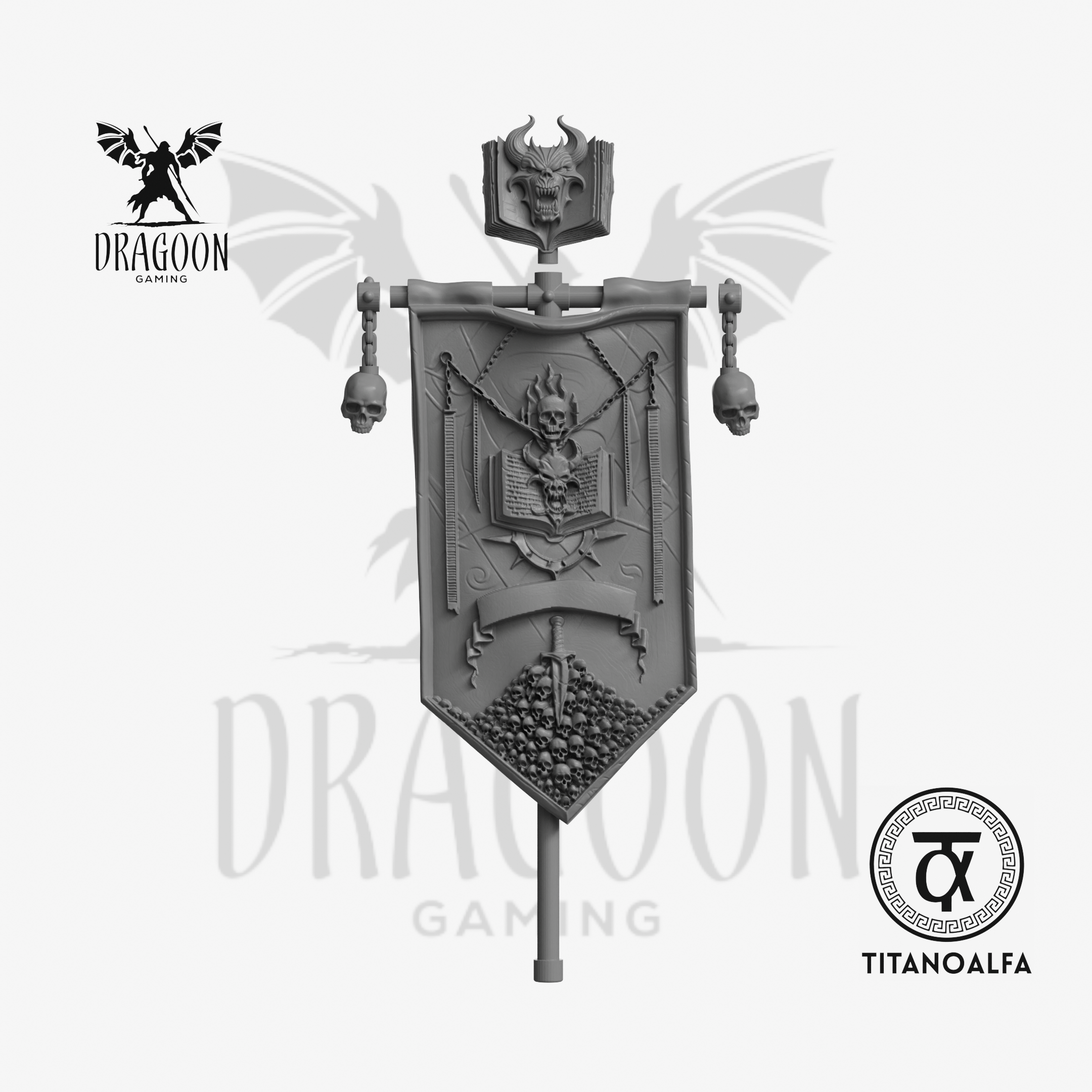 Dragoon Gaming Bearers of the Word Banner - 28mm Warhammer 40k Word ...