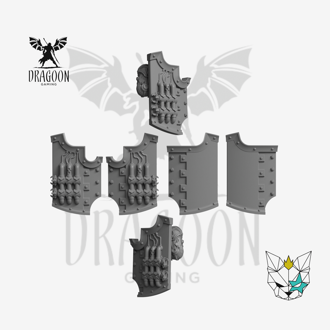 Bionic Breacher Shields - 28mm Warhammer 40k Space Marine Compatible ...