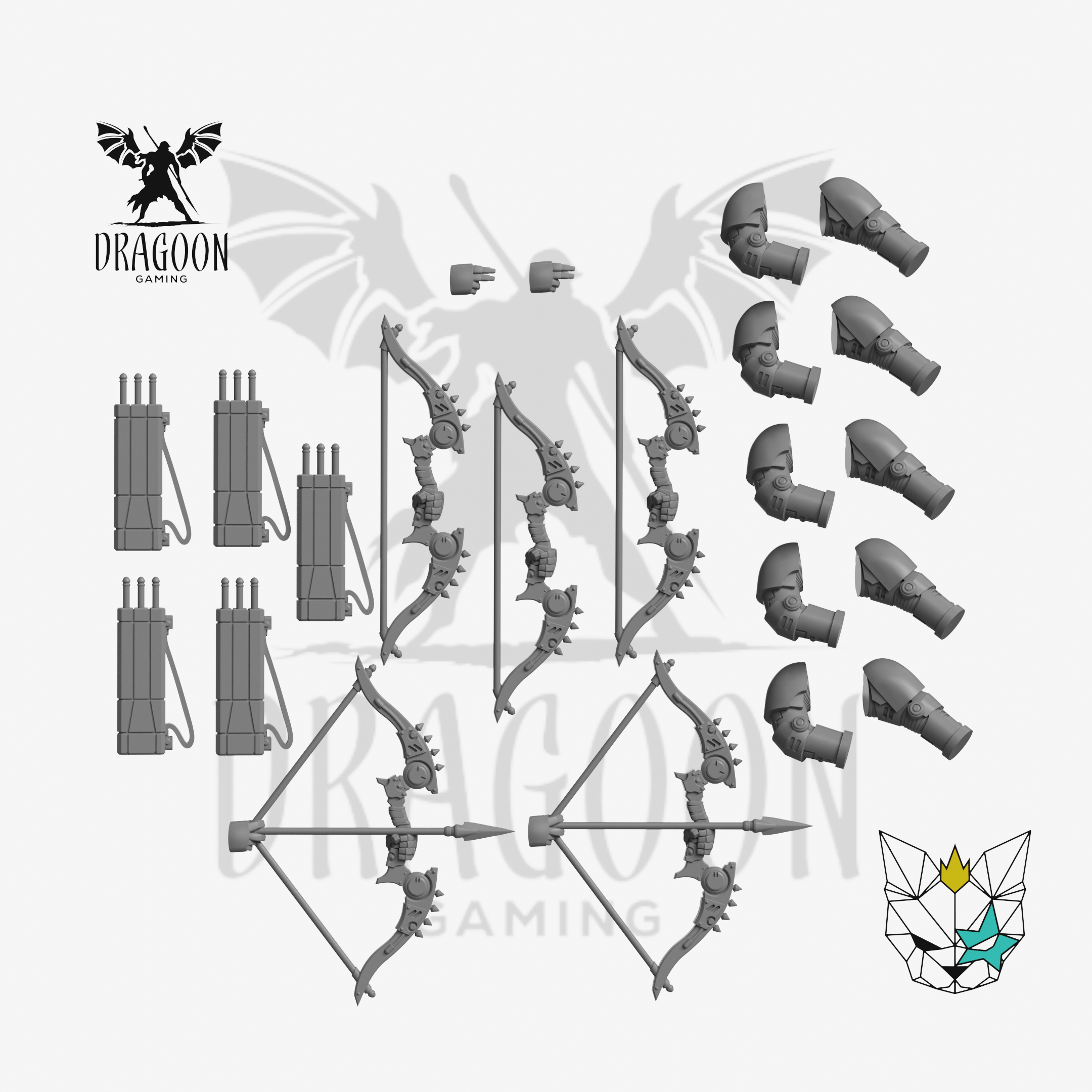 Dragoon Gaming Composite Bows Conversion Kit - 28mm Warhammer 40k ...
