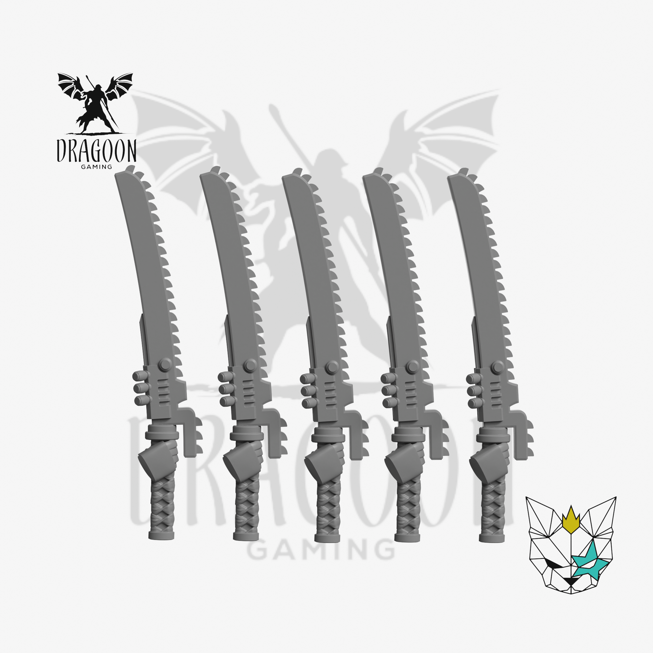 Dragoon Gaming Samurai Chain Swords - 28mm Warhammer 40k White Scars ...
