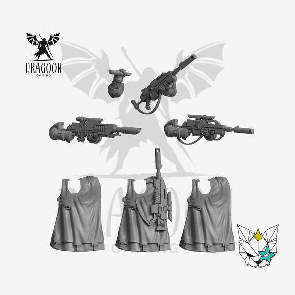 Dragoon Gaming Sniper Conversion Kit - 28mm Warhammer 40k Compatible Bits