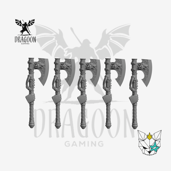 Dragoon Gaming Space Viking Wolf Power Axes - 28mm Warhammer 40k Space ...