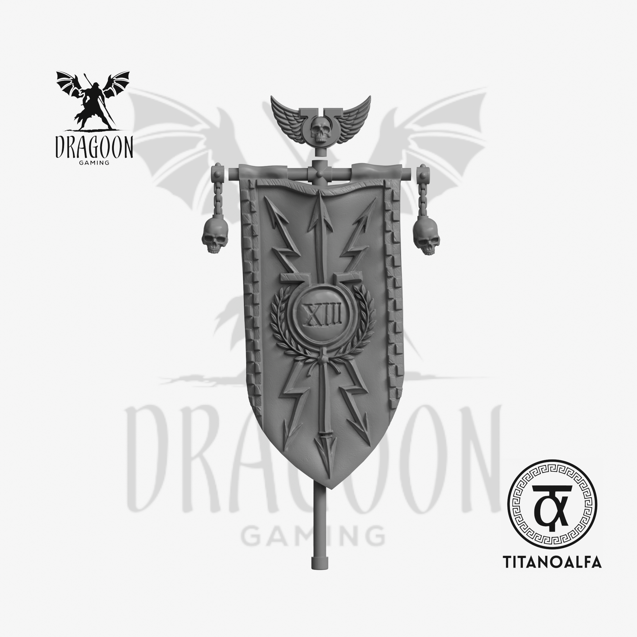 Dragoon Gaming Ultra XIII Legion Banner - 28mm Warhammer 40k ...