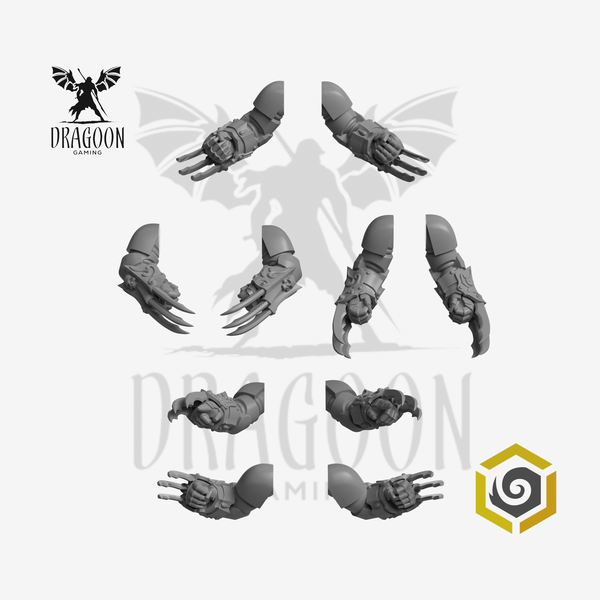 Crimson Lords Skull Lightning Claws